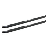 Westin Signature 3 Round Step Bar Dual Step Pad Black Steel Mount Kit ...
